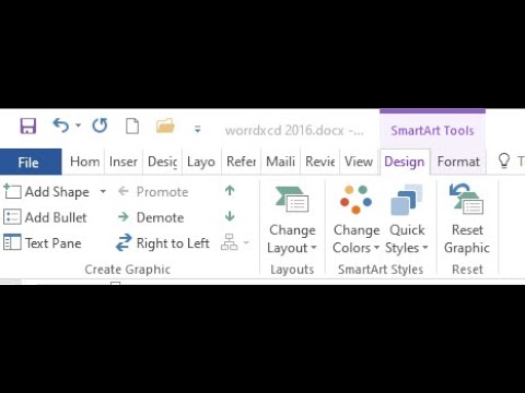 13.1 SmartArt Tool: Design. Điều chỉnh chi tiết layout khi chèn Smart ...