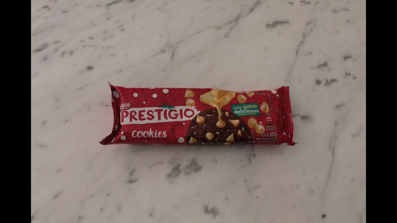 Degustação Prestigio Cookies Com Gotas Deliciosas (Nestlé) - YouTube