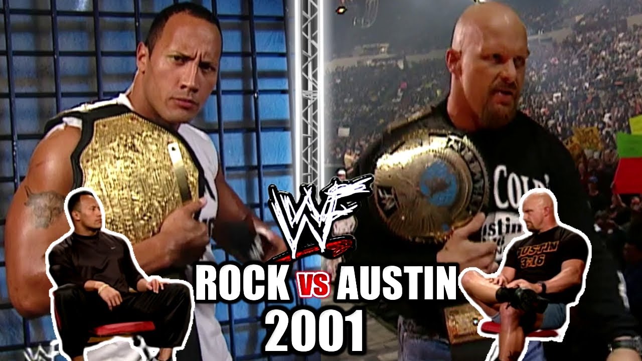 The Rock vs. Stone Cold Steve Austin - 2001 Full Year Head To Head ...