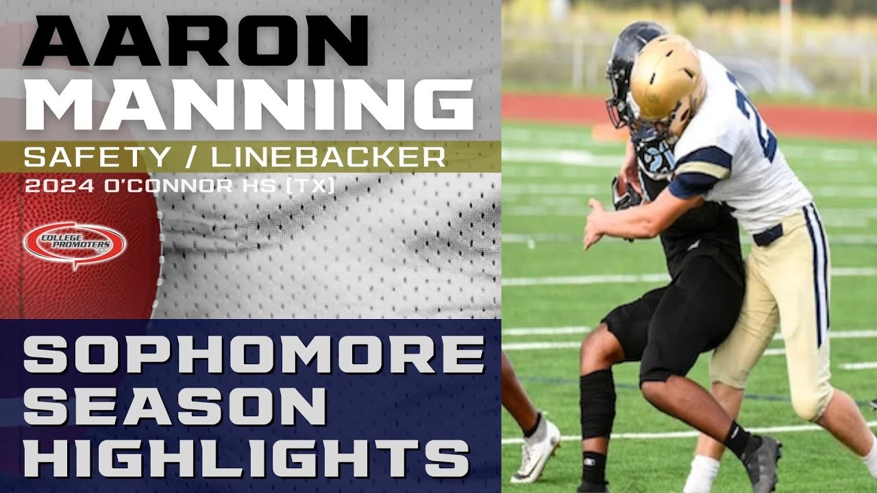 2024 Aaron Manning | DB/LB | Sophomore Season Highlights - YouTube
