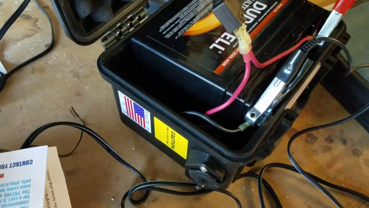Power Vac PV 2100 battery box - YouTube