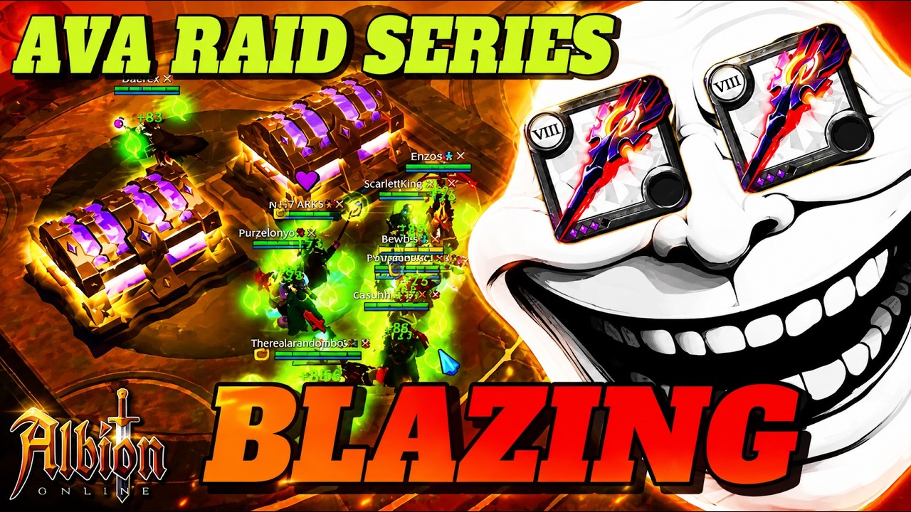 AVA RAID Series Blazing Edition... Albion Online PVE - YouTube
