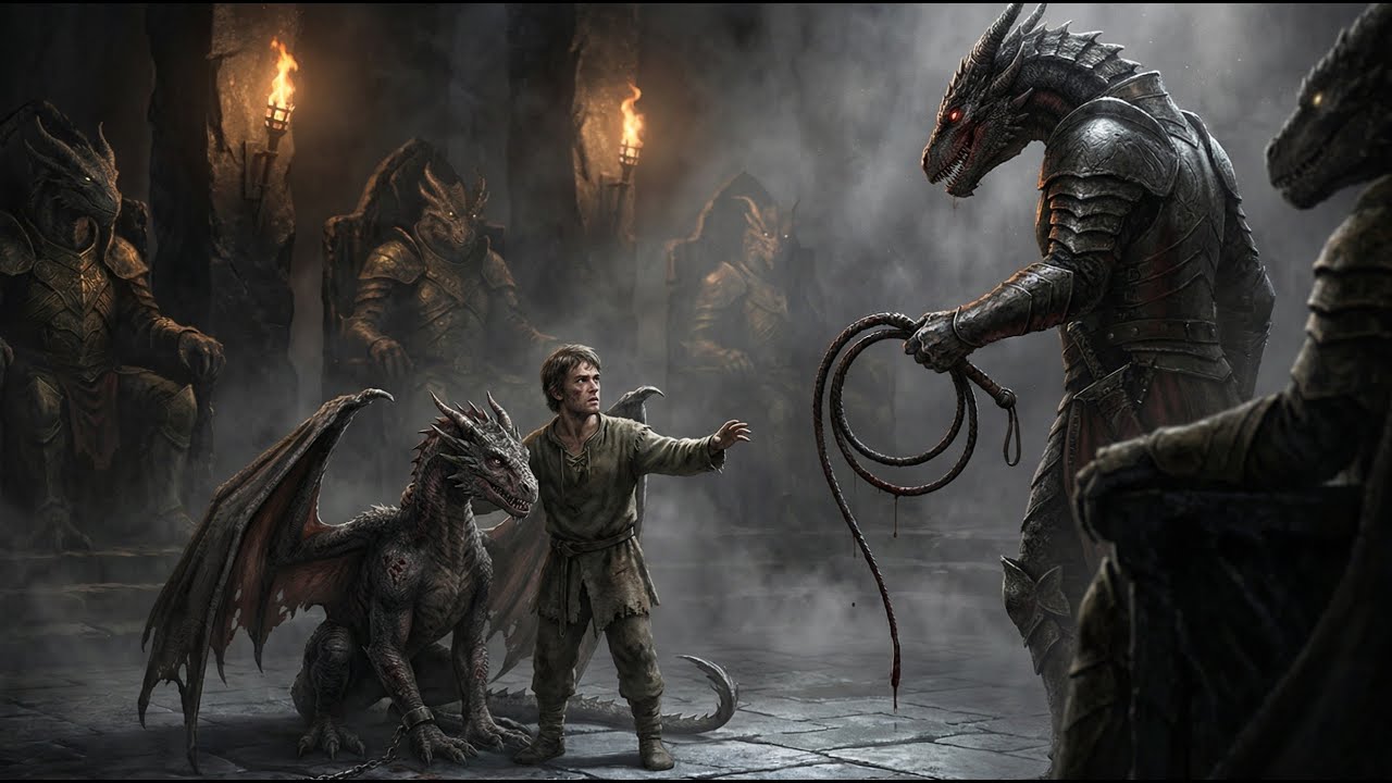 The Mute Dragon Trembled Under the Whip—Until a Human Father Silenced ...