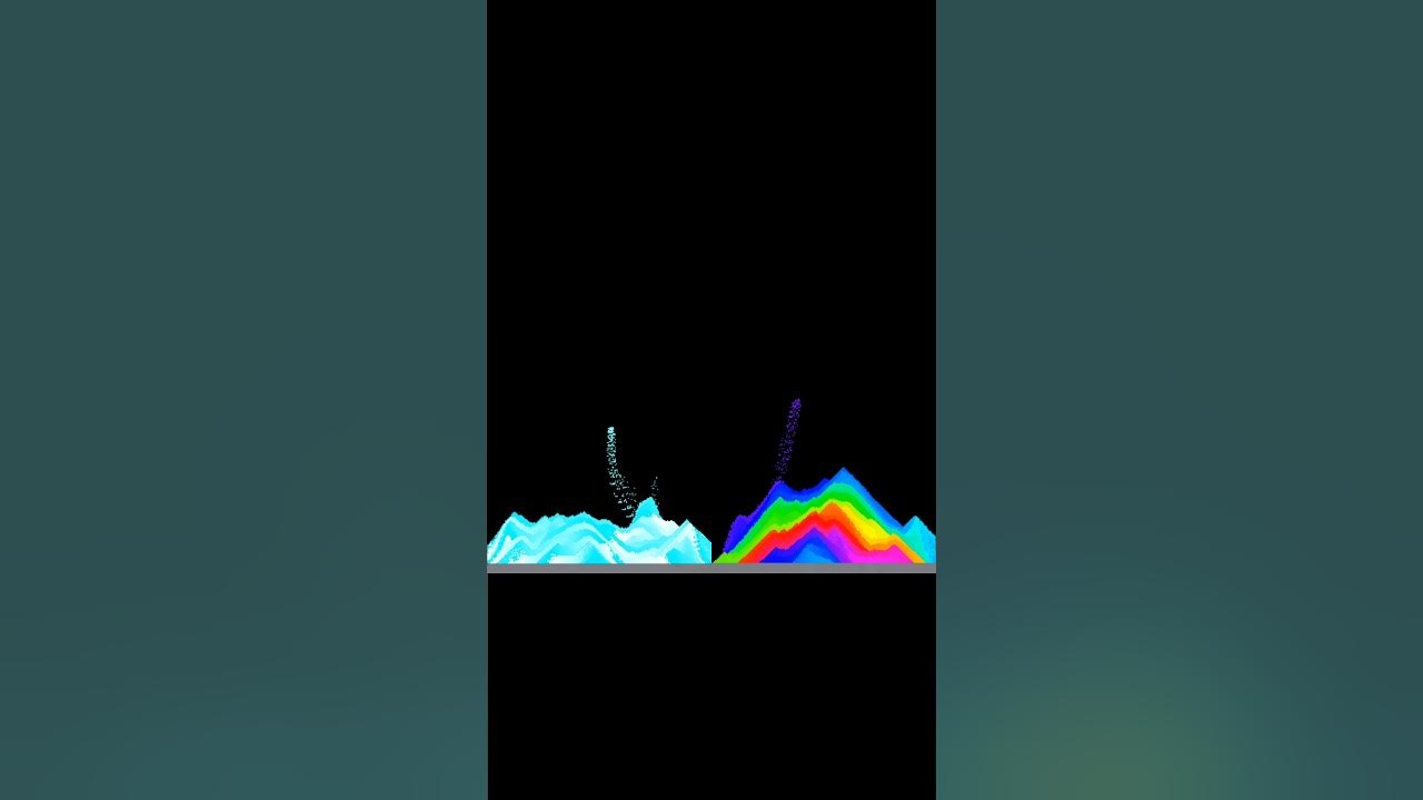 sand stimulation made in python with Pygame - YouTube