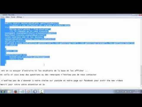 Tutoriel : comment relier une base de données avec une application java ...