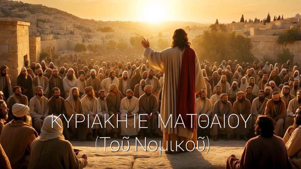 ΟΡΘΡΟΣ ΚΑΙ ΘΕΙΑ ΛΕΙΤΟΥΡΓΙΑ - ΚΥΡΙΑΚΗ ΙΕ΄ ΜΑΤΘΑΙΟΥ - YouTube