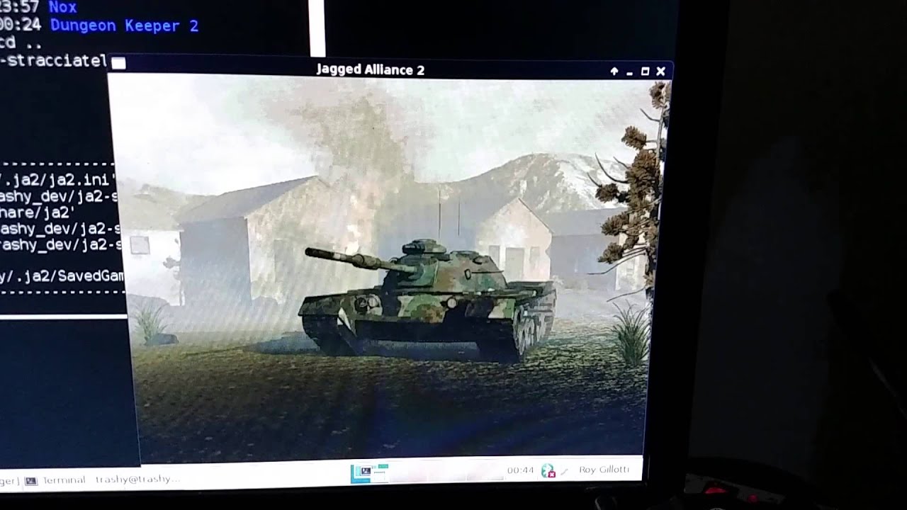 Jagged Alliance 2 on OMAP5 devboard. - YouTube