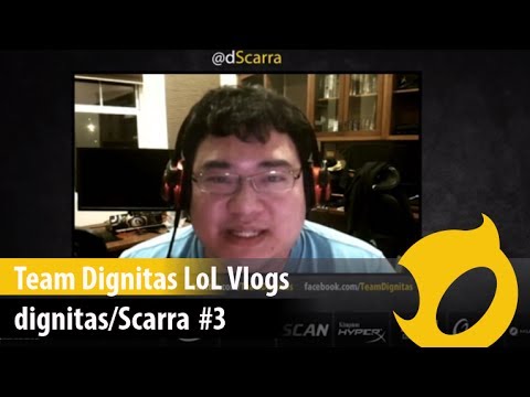 Team Dignitas LoL Vlogs: Scarra #3 "My cough... is starting to get a ...