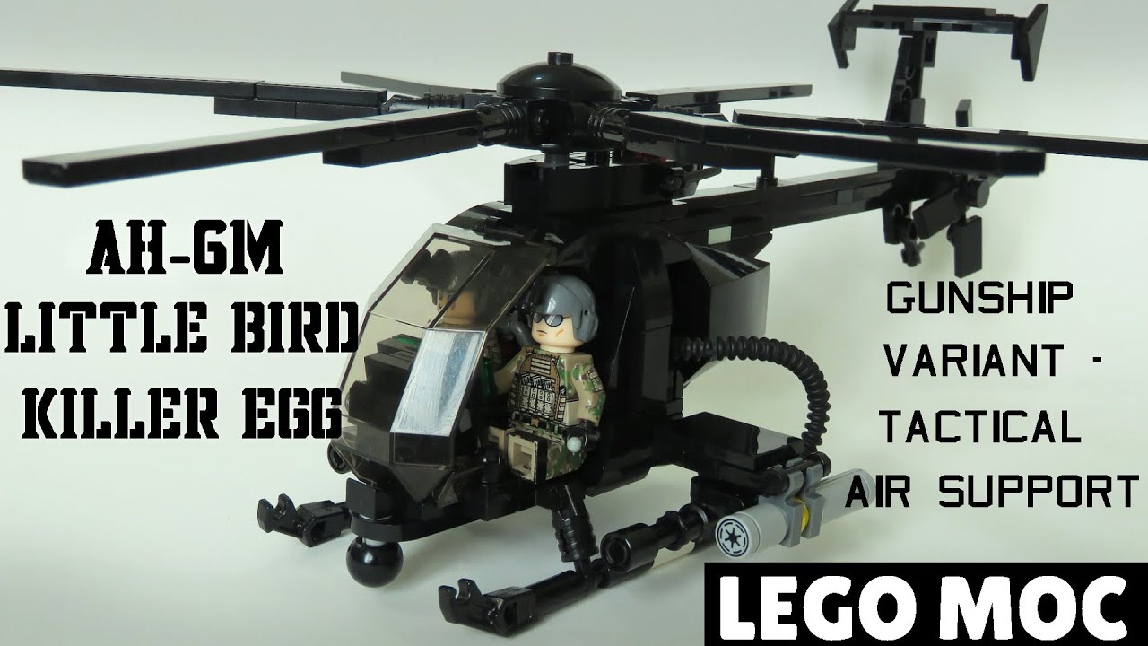 MOC * LEGO AH-6M LITTLE BIRD KILLER EGG - GUNSHIP - TACTICAL AIR ...
