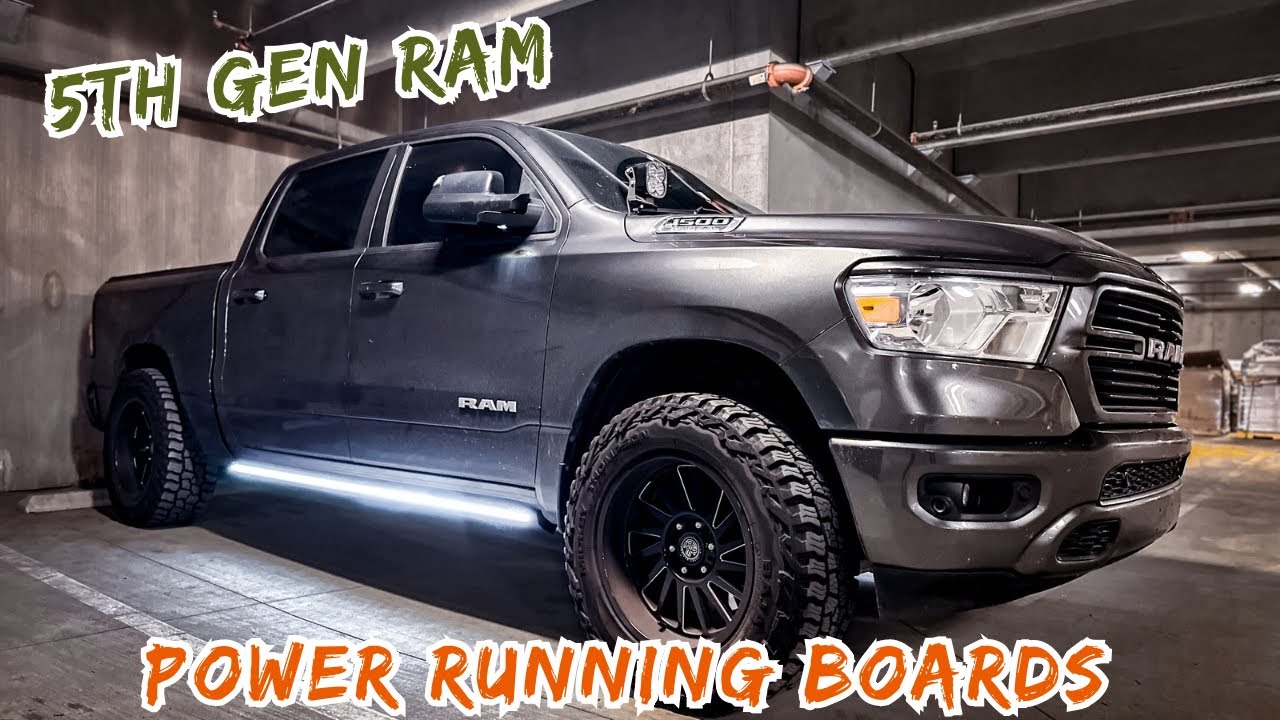 MUST HAVE 5th Gen Ram Power Running Boards - Boost Auto Lumistep M2 ...