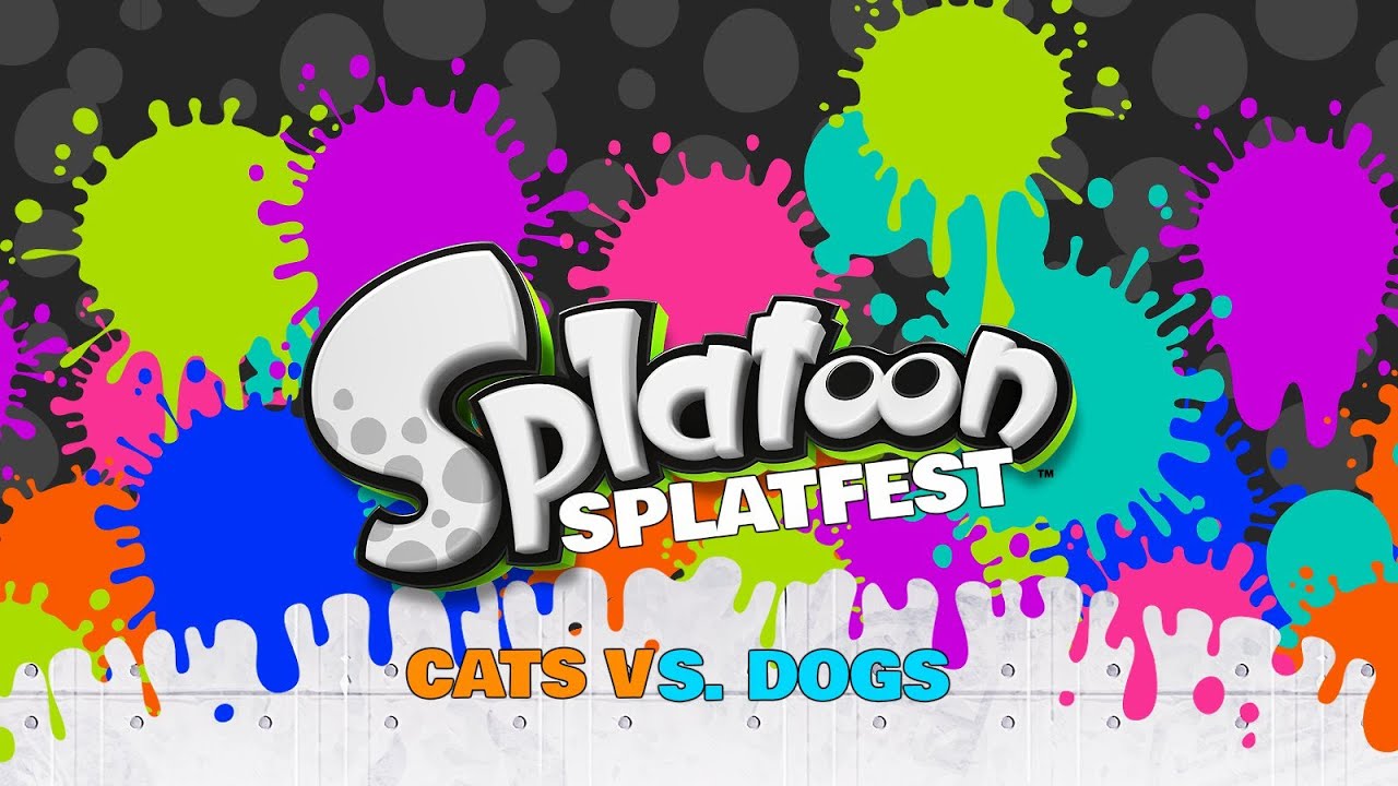 Splatoon: Splatfest 7/4/15 - Cats vs. Dogs - YouTube