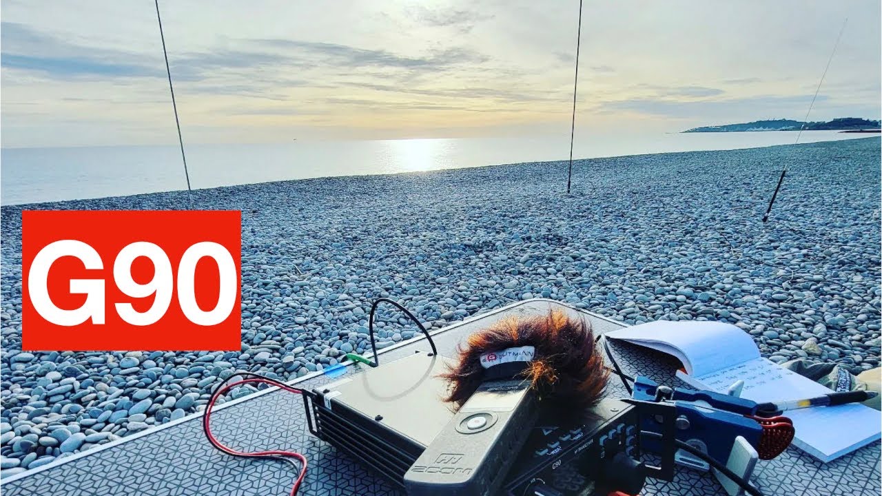 Xiegu G90 Ham Radio Beach Day. - YouTube