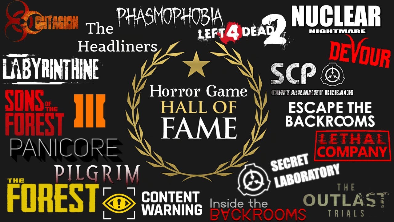 The Horror Game Hall Of Fame - YouTube