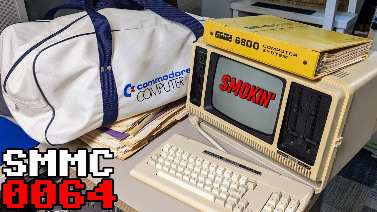 0064 A freakin' Commodore bag, a smokin' TRS-80 Model 4P and some 50 ...
