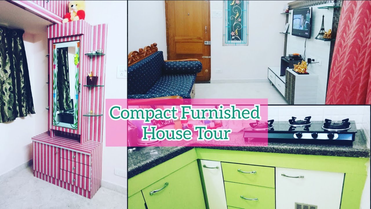My organised indian house tour | compact furnished house tour | indian ...