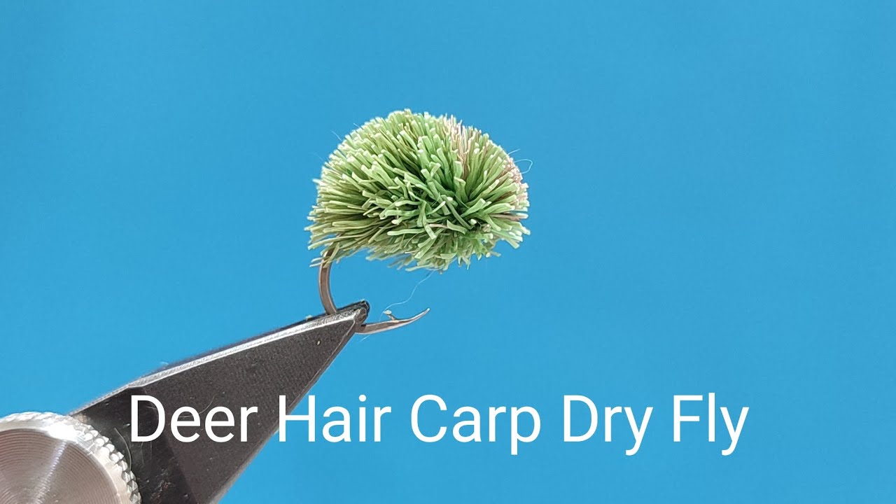Fly Tying - Deer Hair Carp Dry Fly - YouTube