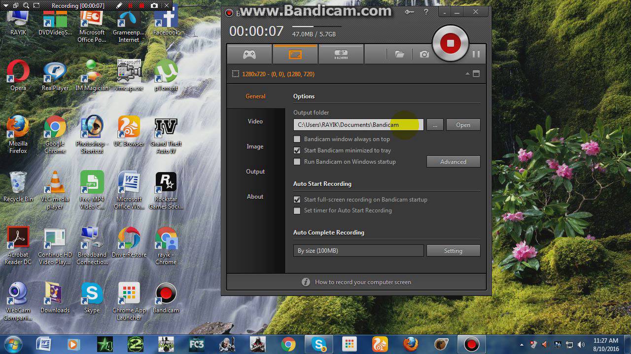 bandicam tutorial - YouTube