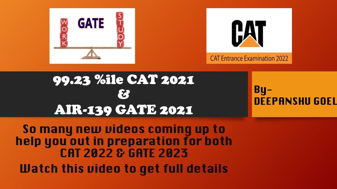 What new content will come in this year... |Deepanshu Goel | 99.23%ile CAT 2021 | AIR 139 GATE ...
