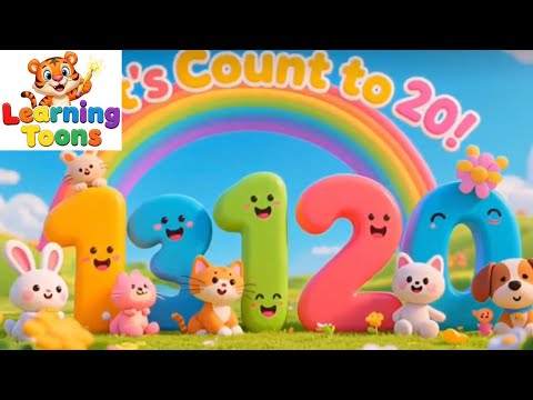 Learn to Count 1 to 20 | 123 Numbers Song||@LearningToons-1920 # ...