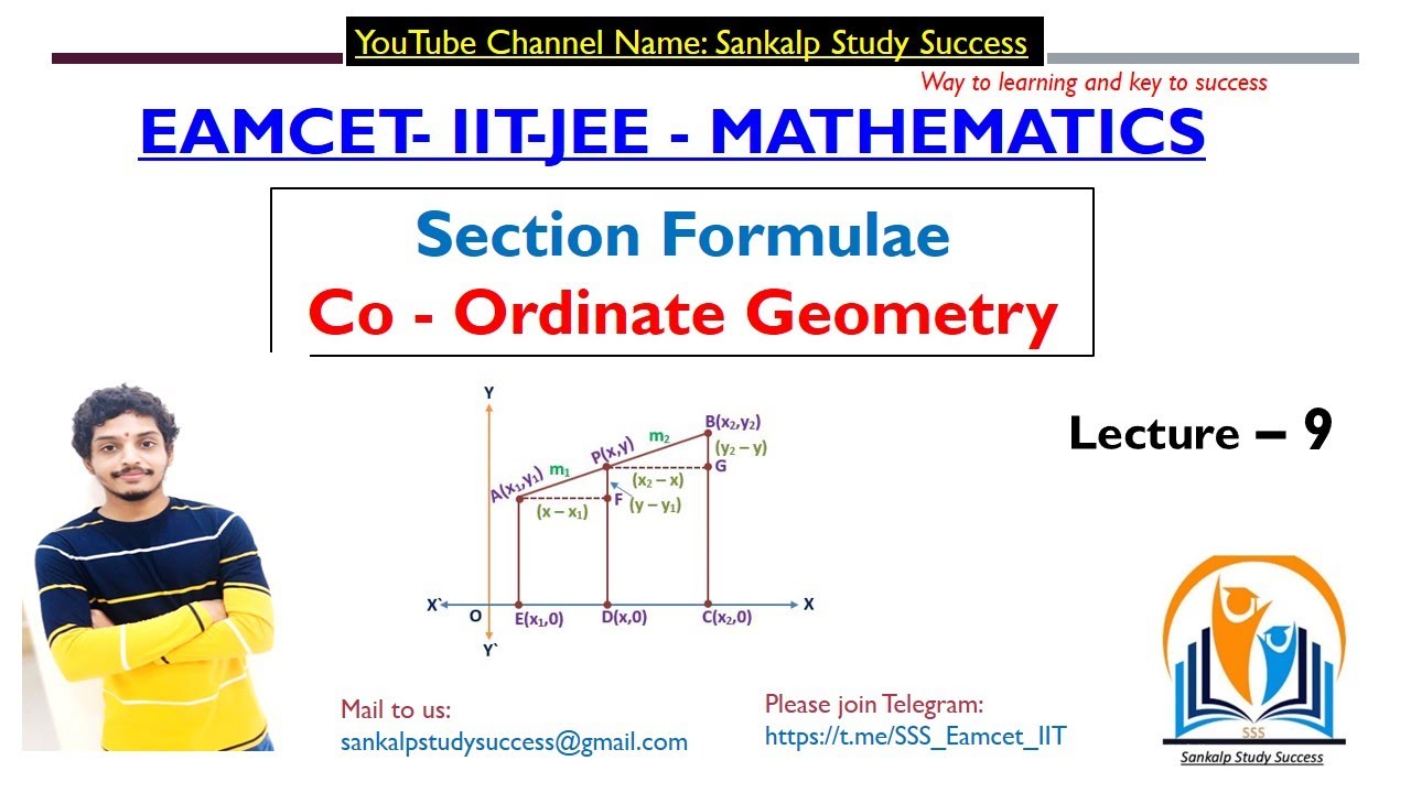 9.Section Formula || Co Ordinate Geometry || EAMCET,EAPCET,IIT-JEE ...