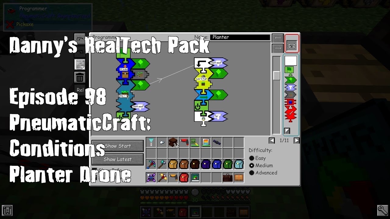 Real Tech #089 - PneumaticCraft: Repressurized Conditions, Planter ...