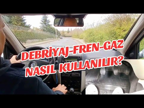 DEBRİYAJ-FREN-GAZ NASIL KULLANILIR?MANUEL VİTES ARABA NASIL KULLANILIR?(ÇEKMEKÖY/İSTANBUL)