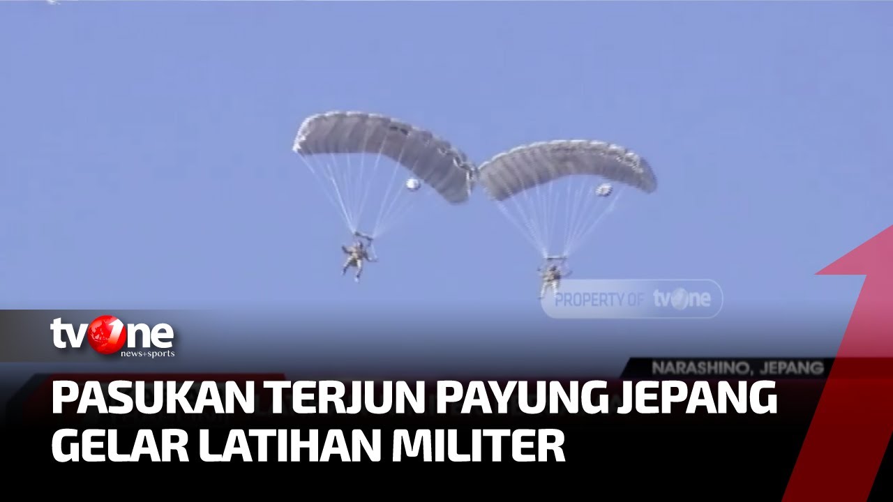 Bak Game PUBG, Pasukan Militer Terjun Payung Gelar Latihan Perang ...