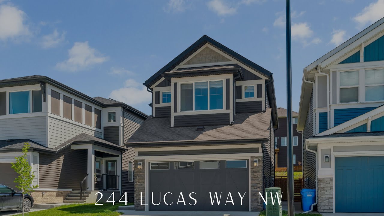 244 Lucas Way NW- Calgary AB - YouTube