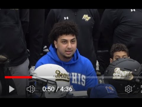 Mark Shenouda signs with Memphis University - YouTube
