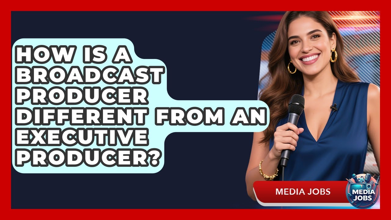 How Is A Broadcast Producer Different From An Executive Producer ...