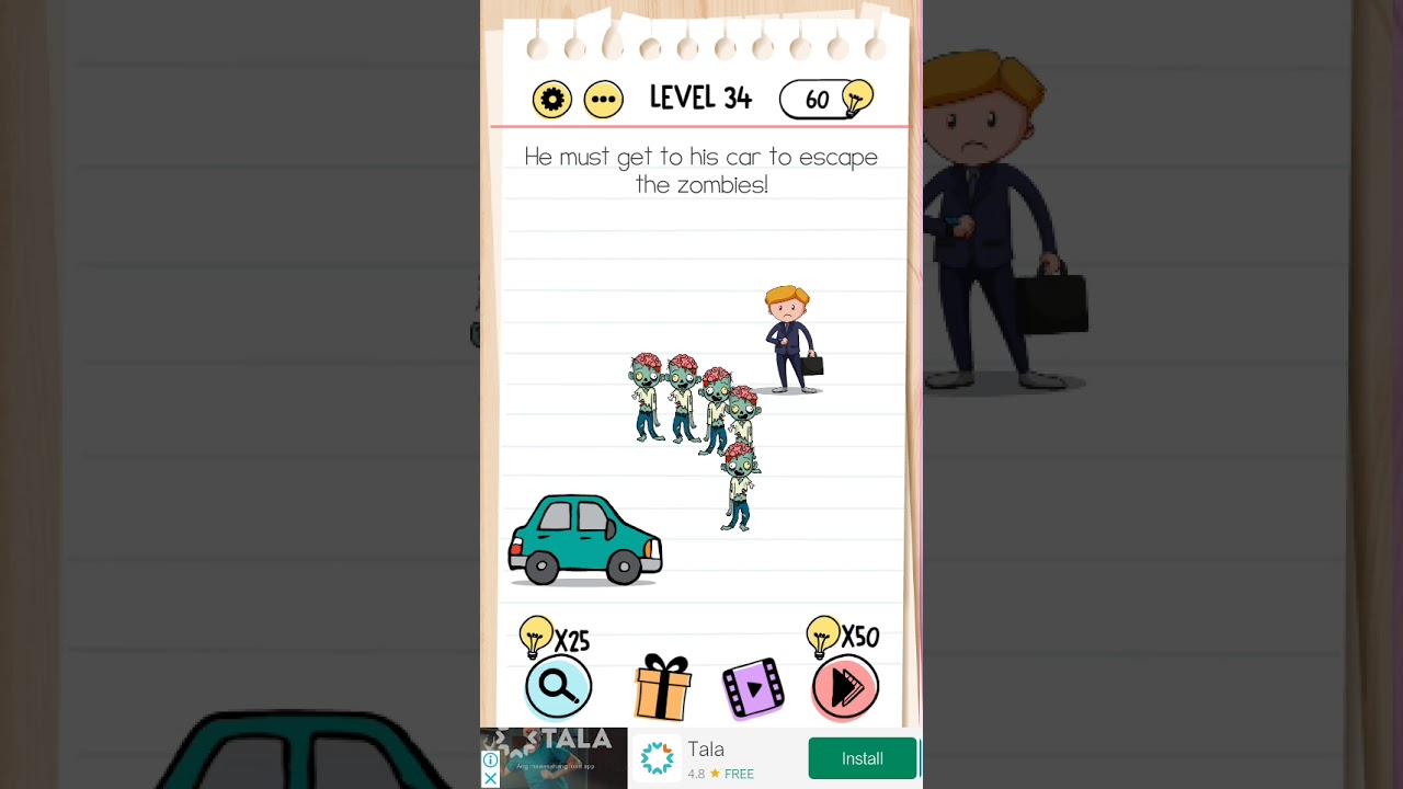 Brain Test Level 34 - YouTube