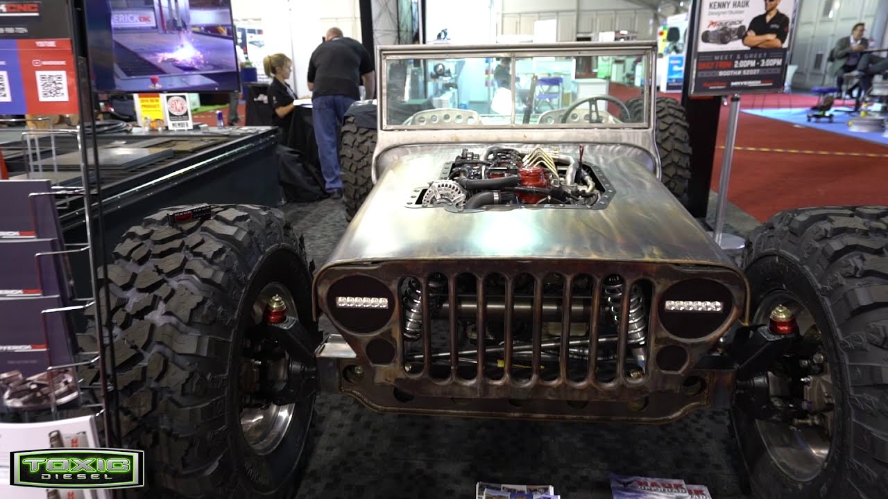 Hauk Designs 2.8L Cummins 4x4 Jeep - YouTube