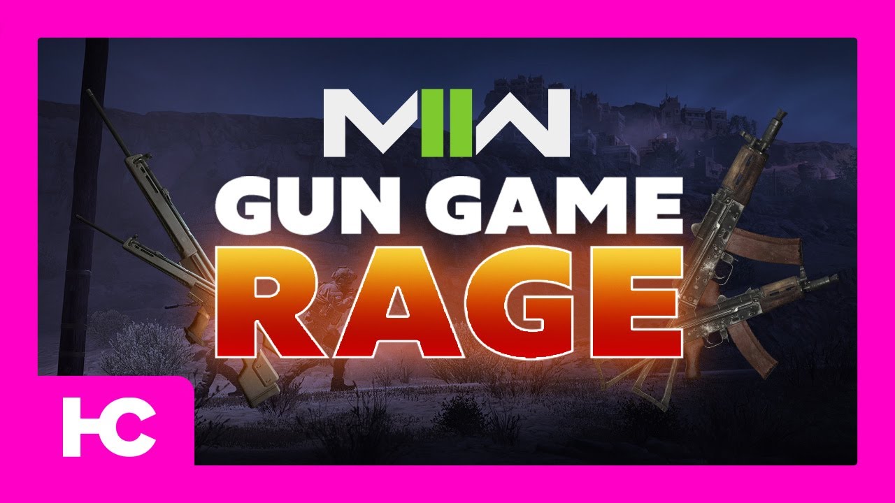 Gun Game RAGE! Modern Warefare 2 w/Gingy - YouTube