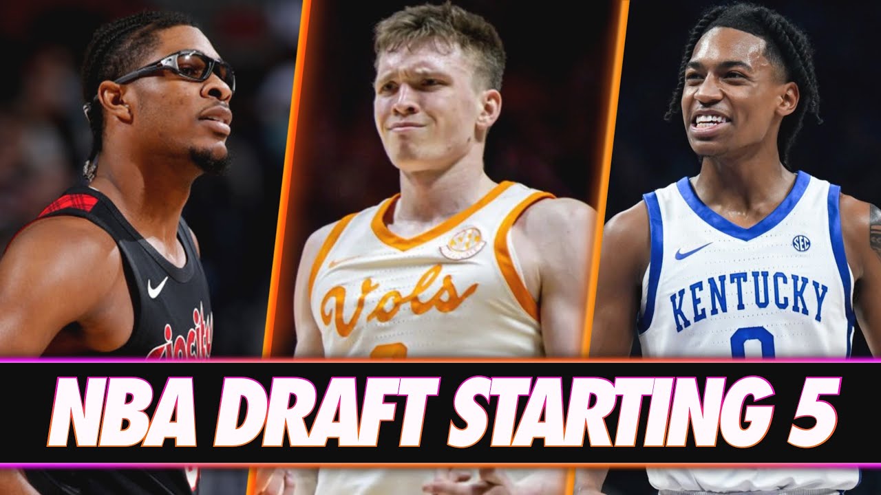 Drafting a Starting 5 from the 2024 NBA Draft Class and Rookie Roulette ...