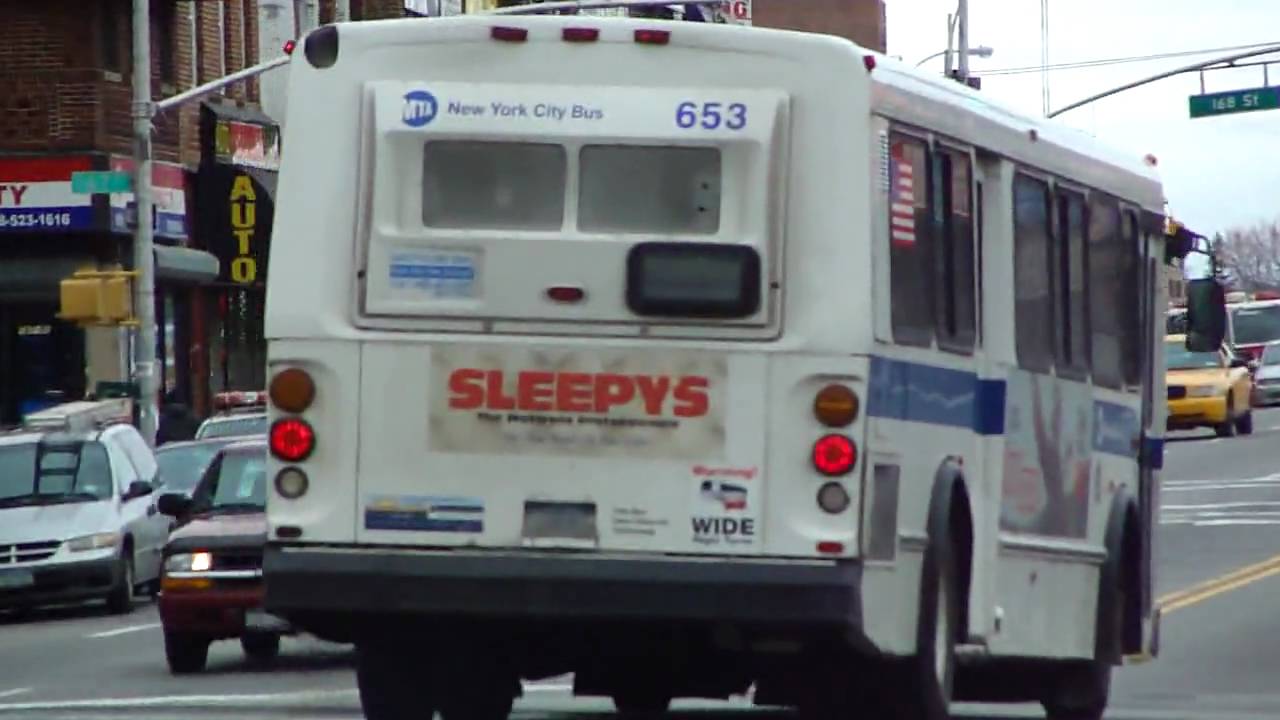 MTA New York City Bus Screeching 1996 Orion V 653 On The Q76 @ Hillside ...