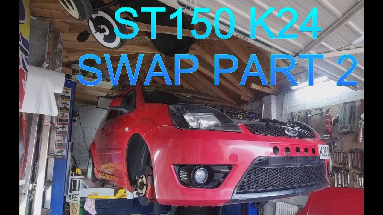 FIESTA ST150 K24 SWAP PART 2 - YouTube