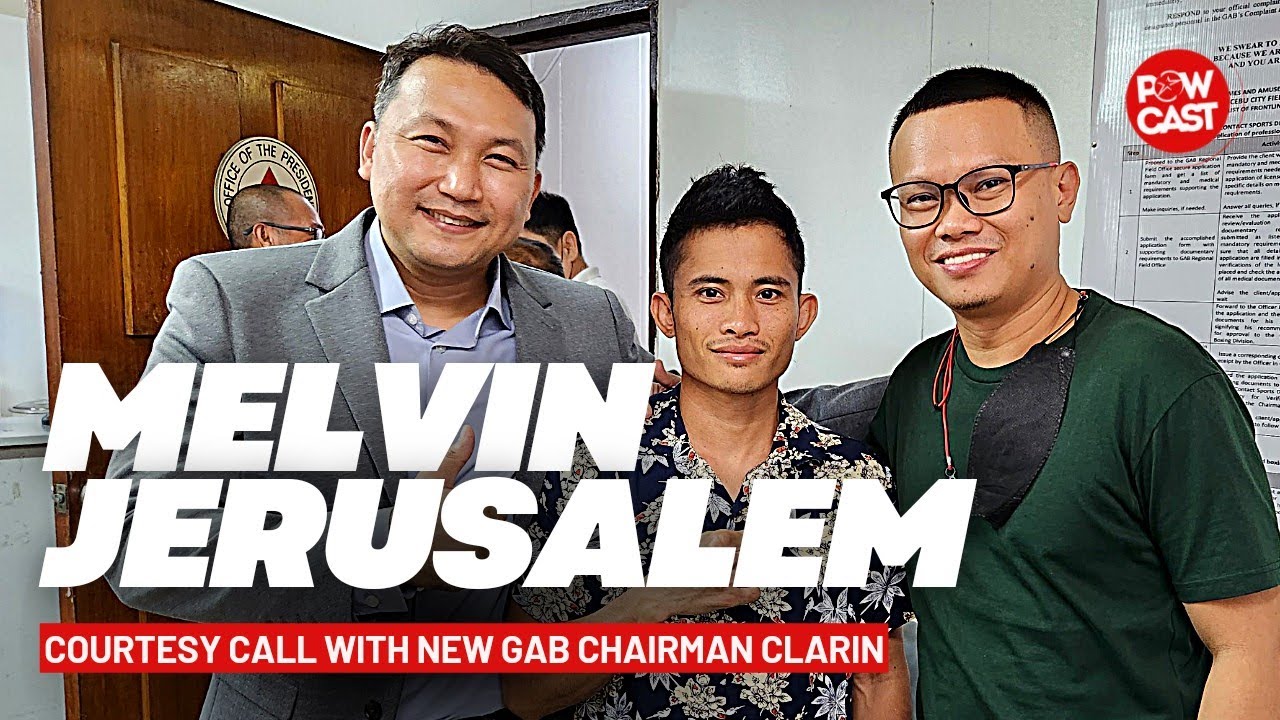 Melvin Jerusalem Personal na Binati ng Bagong GAB Chairman Richard ...