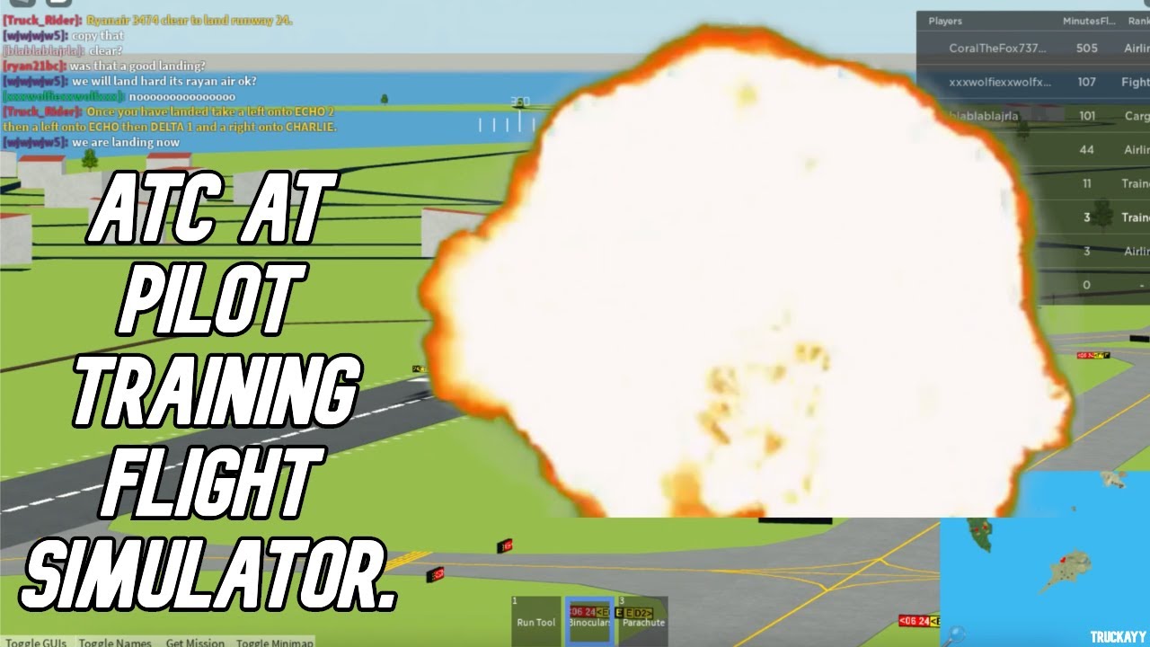 ATC In Pilot Training Flight Simulator! - YouTube