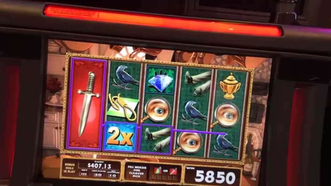 Clue Slot Machine Bonus - Kitchen - YouTube