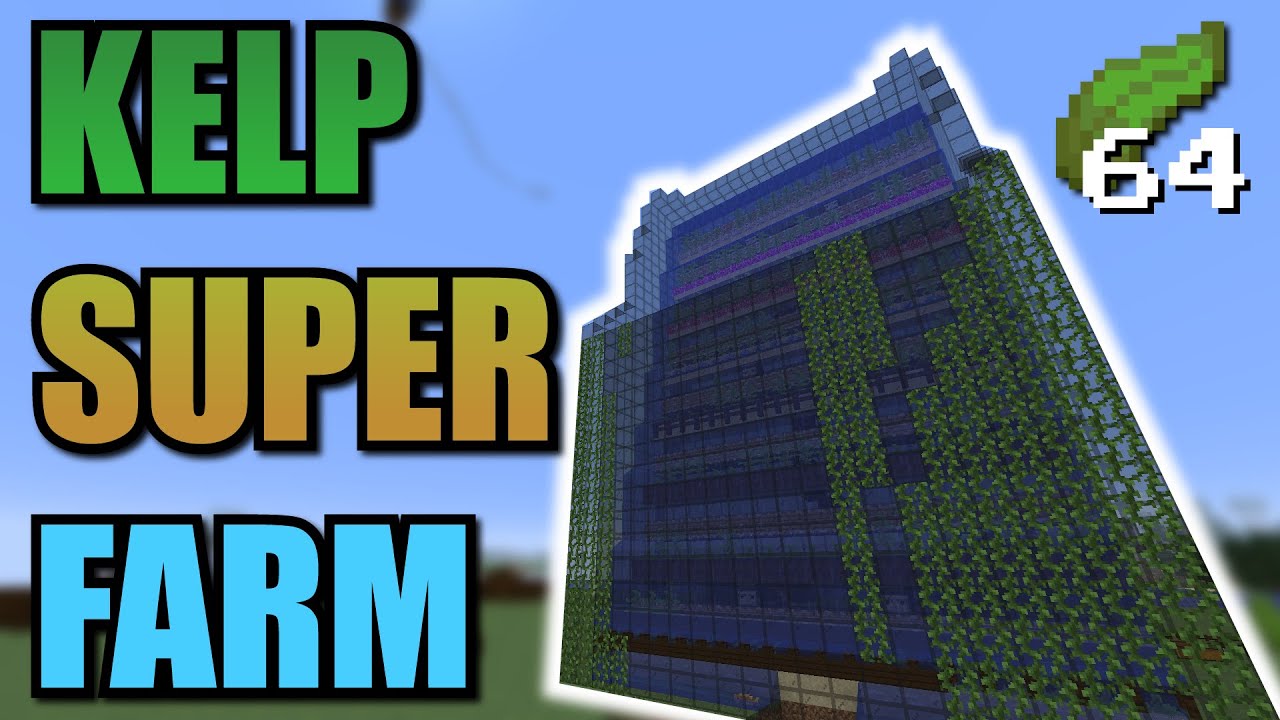 Minecraft Kelp Farm / Unlimited Kelp - 1.16/1.17 - YouTube