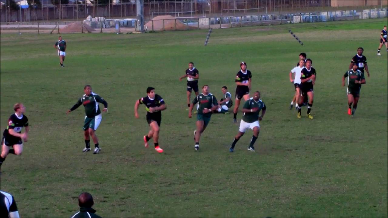 100m try vs Evergreens Rugby Club - YouTube