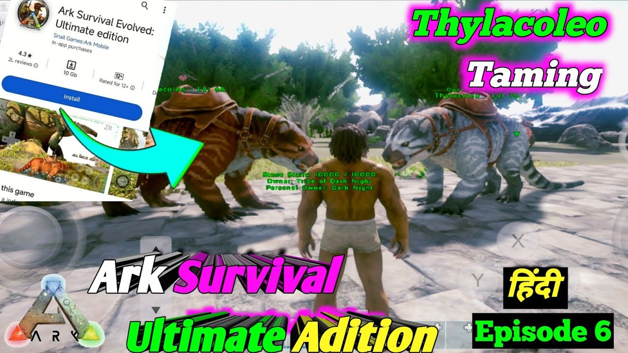 ARK REVAMP MOBILE GAMEPLAY BETA VERSION 🤯 mythicx ark survival evolved ...