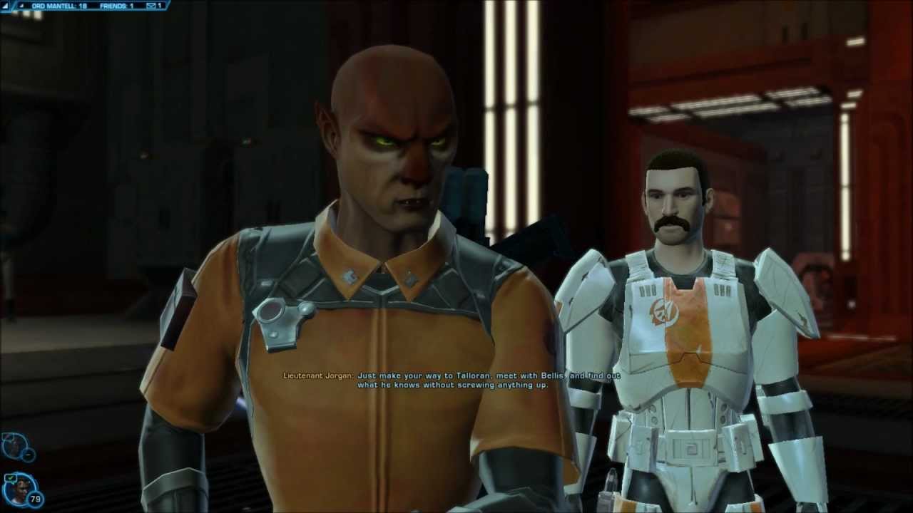 SWtOR Trooper Story Cutscenes Pt. 1 [Prologue Start / Ord Mantell ...