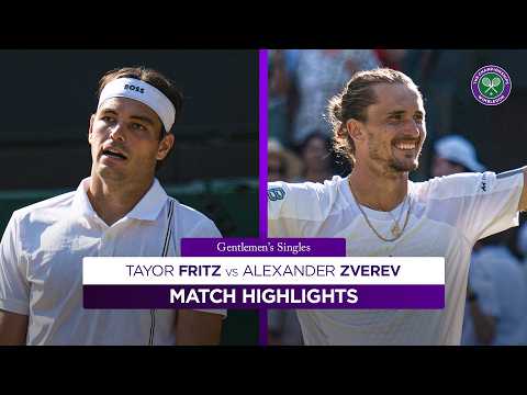 Eine makellose Leistung 👌 | Taylor Fritz vs. Alexander Zverev | Highlights | Wimbledon 2026