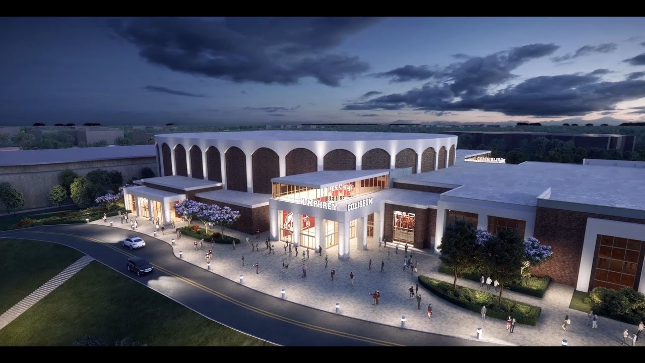 FIRST LOOK: Renovated Humphrey Coliseum - YouTube