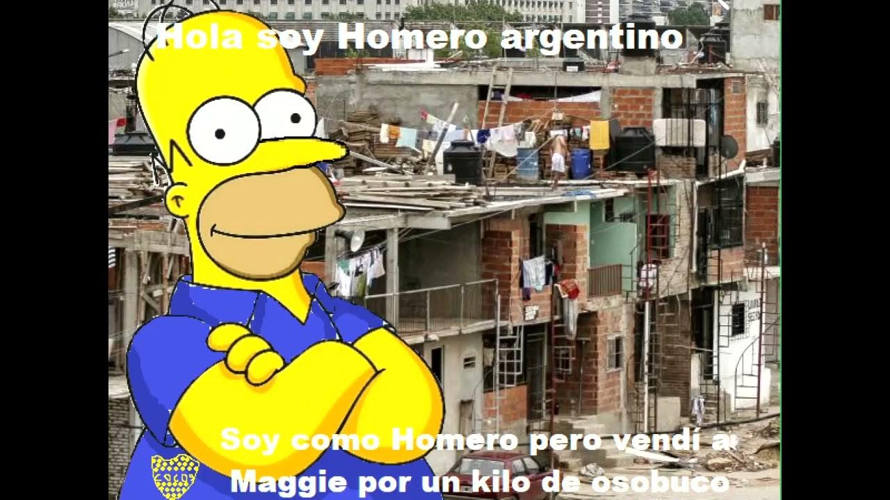 hola soy Homero argentino - YouTube