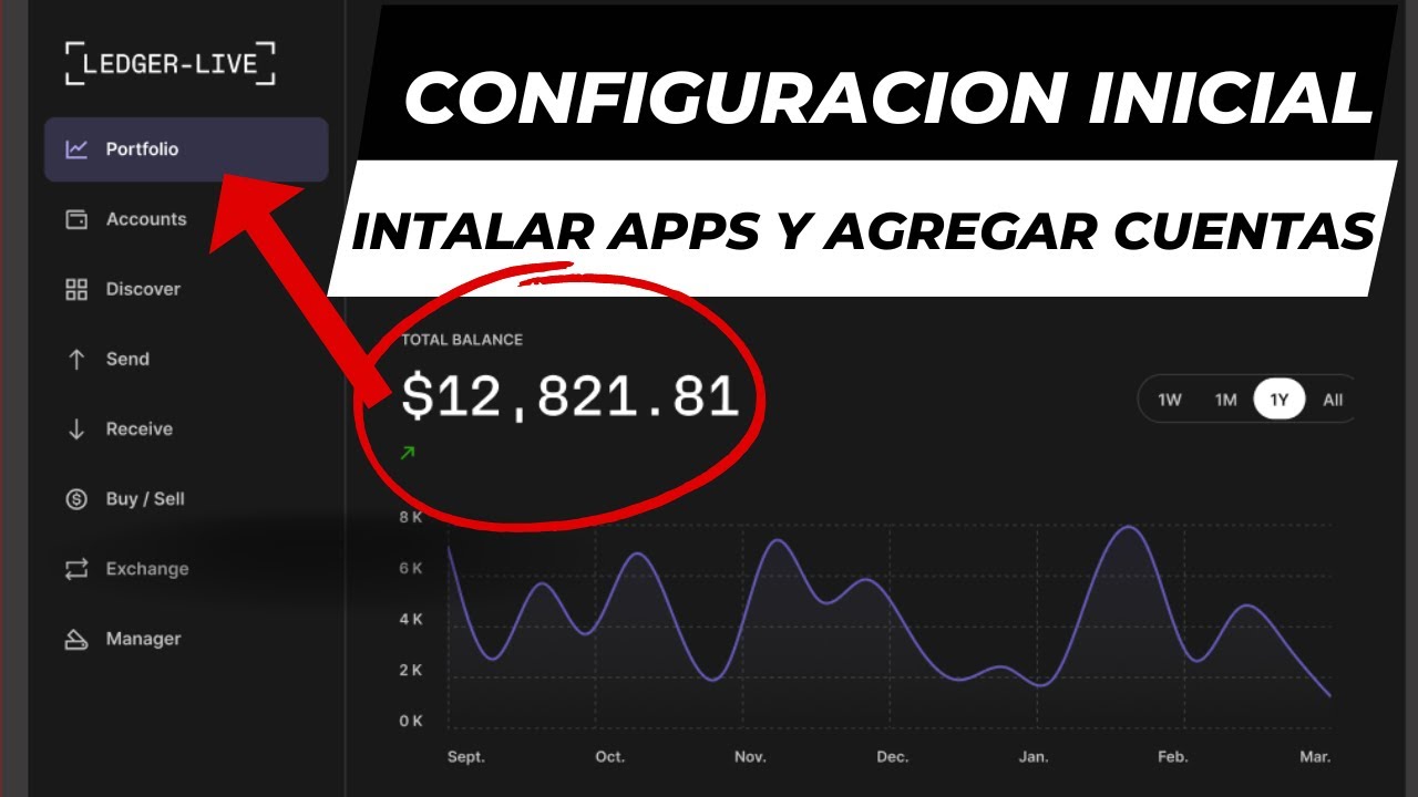 Configuración inicial Ledger Live: Instalar apps en tu ledger y agregar ...