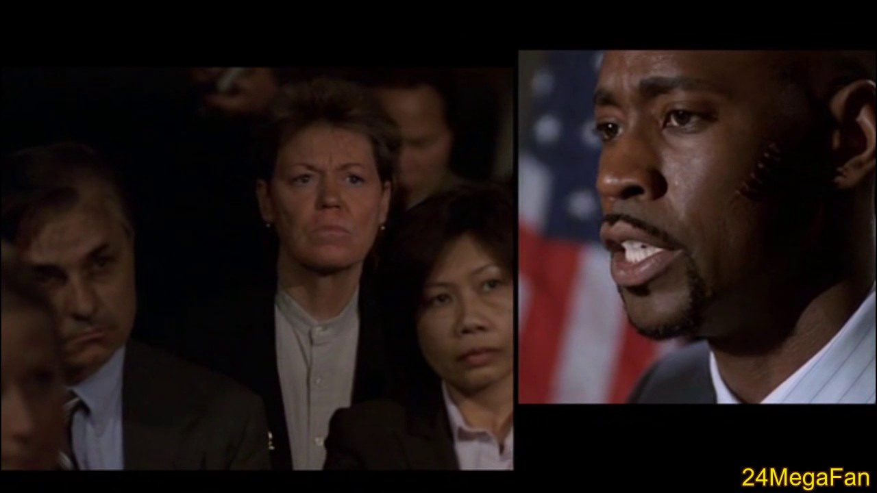 Wayne Palmer collapses at podium - 24 Season 6 - YouTube