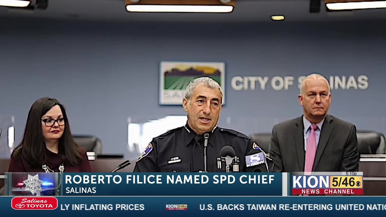 Salinas Police Department announces new Chief of Police - YouTube