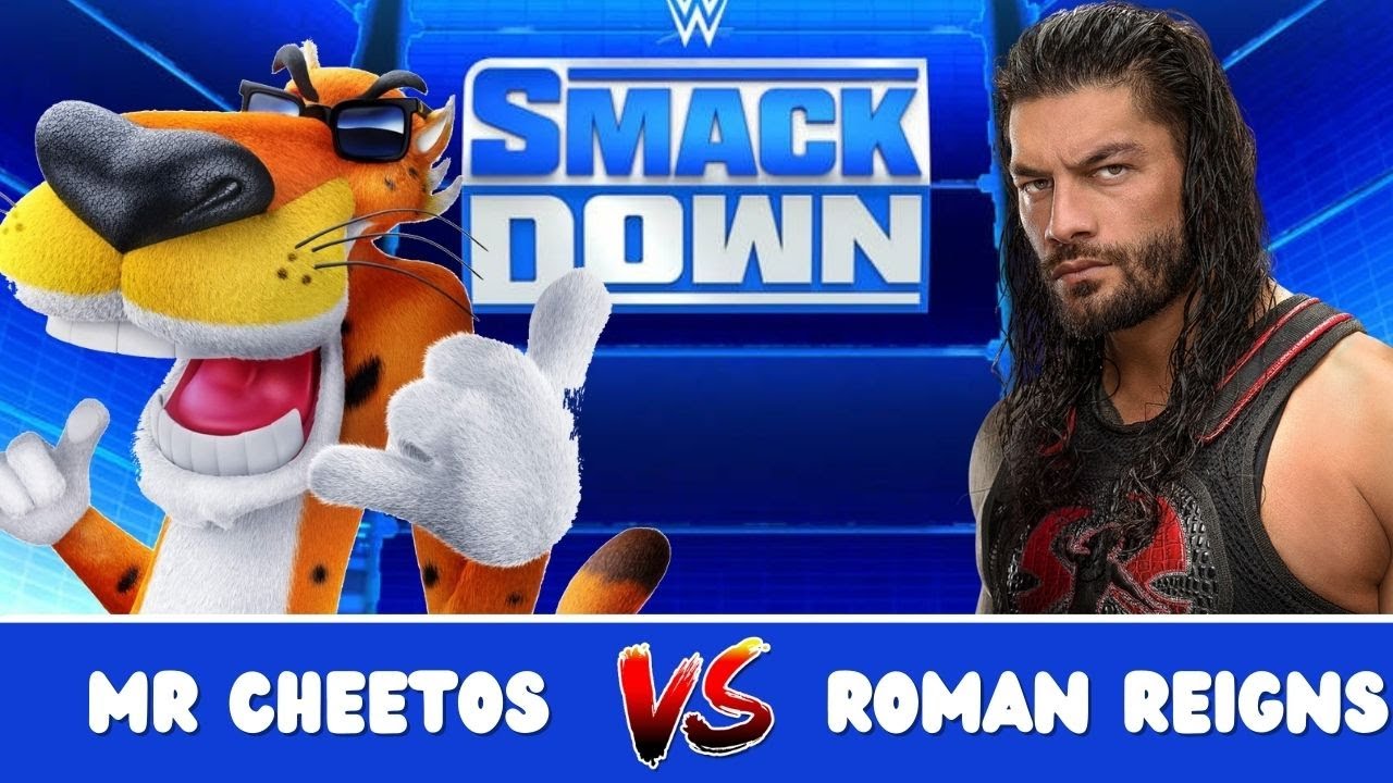 DEBUT Mr Cheetos vs Roman Reigns - WWE 2K JKuzap - YouTube